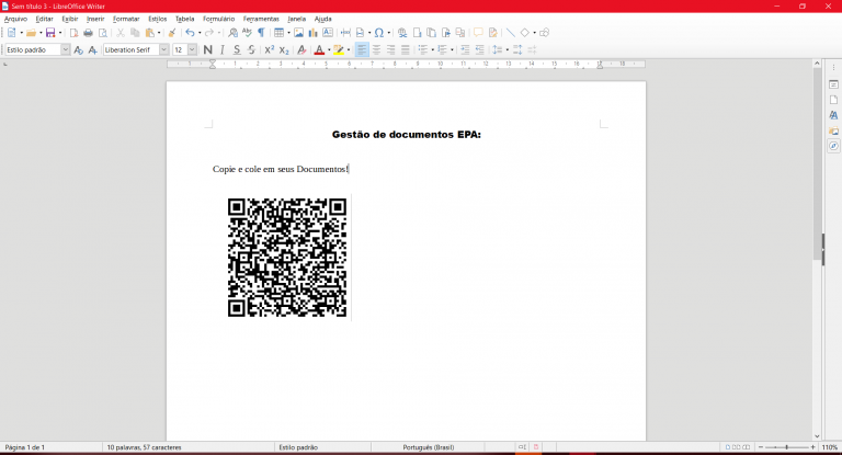 Gestão de Documentos – QR code para acesso aos documentos | Wiki EPA