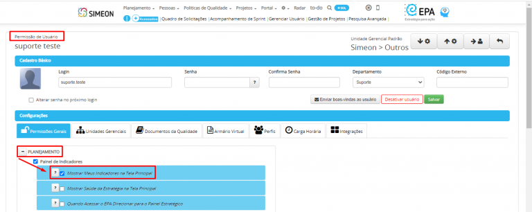 Planejamento – Como configurar meus indicadores na tela principal do ...