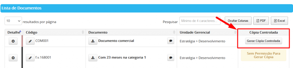 Documentos- Cópias Controladas e Não Controladas | Wiki EPA