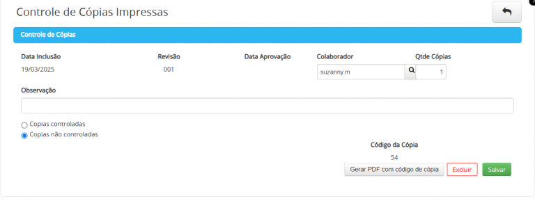 Documentos- Cópias Controladas e Não Controladas | Wiki EPA